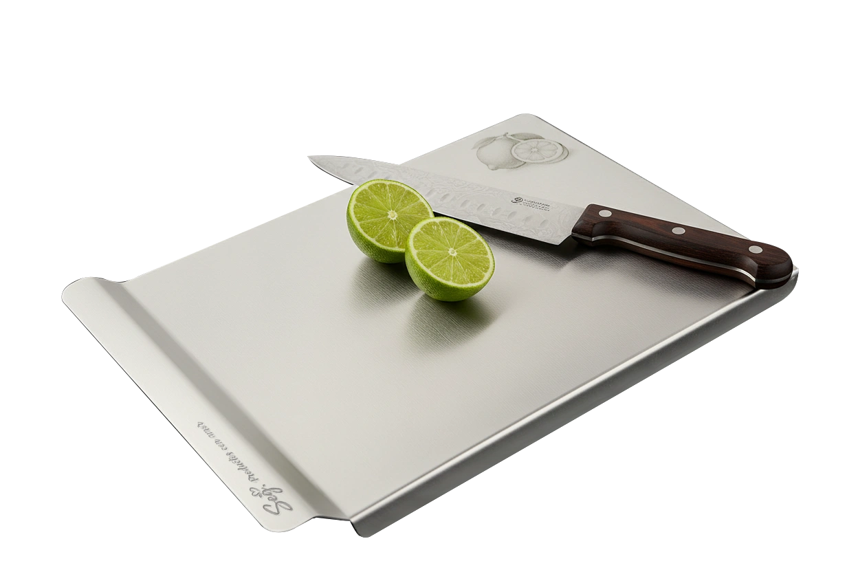 Tabla para picar en acero inoxidable 304 – 40 x 30 cm – Seg. Productos ...